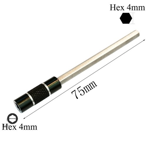 Magnetic System 4 Micro Bits Adapter 4mm to 1/4" 55mm 6.35mm 1/4 ...