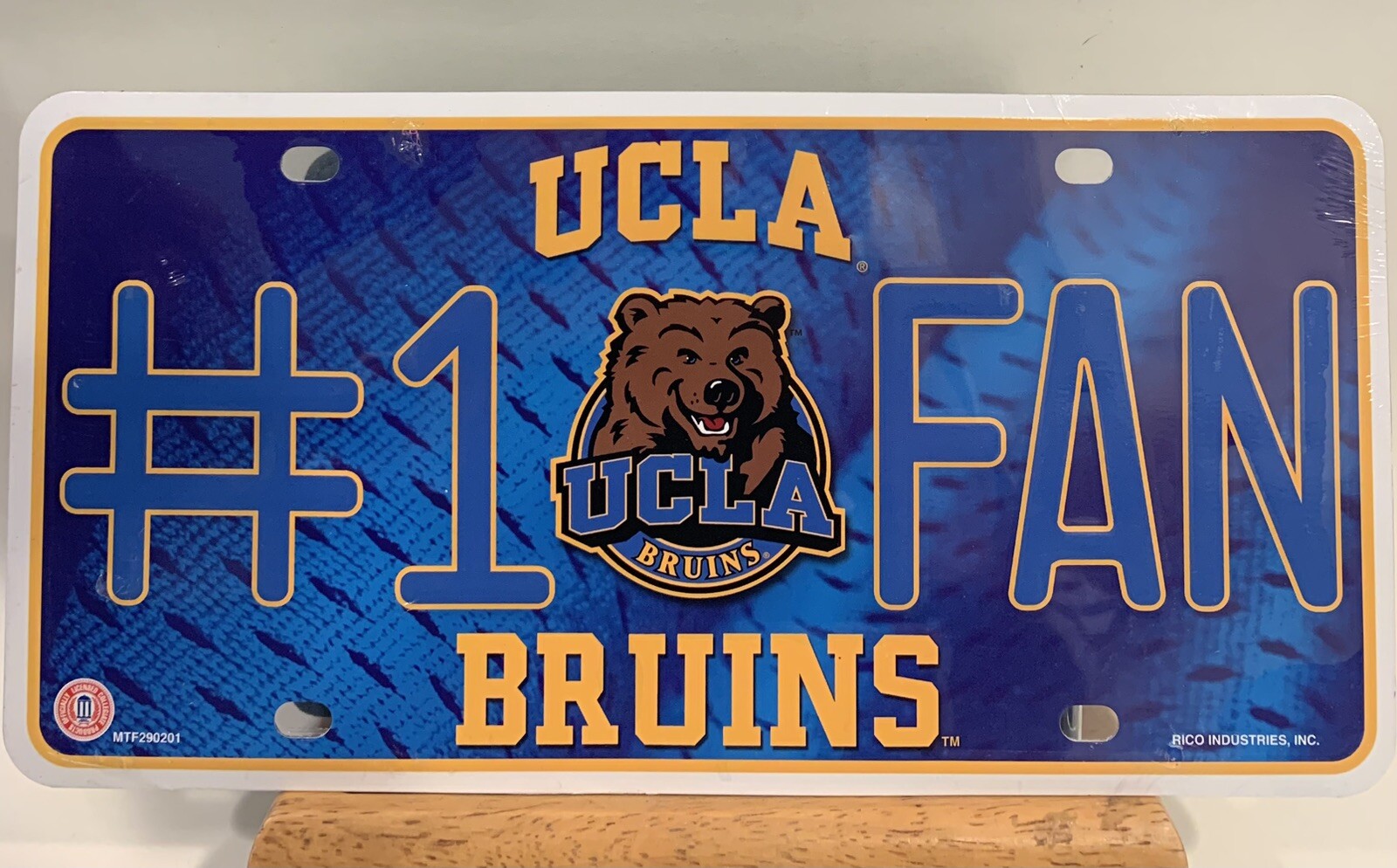 UCLA BRUINS #1 FAN Team License Plate New and Sealed | eBay