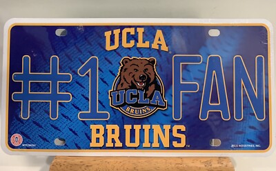UCLA BRUINS #1 FAN Team License Plate New and Sealed | eBay