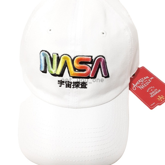 NWT American Needle NASA Hoover Colorful Logo Baseball Hat Strapback ...