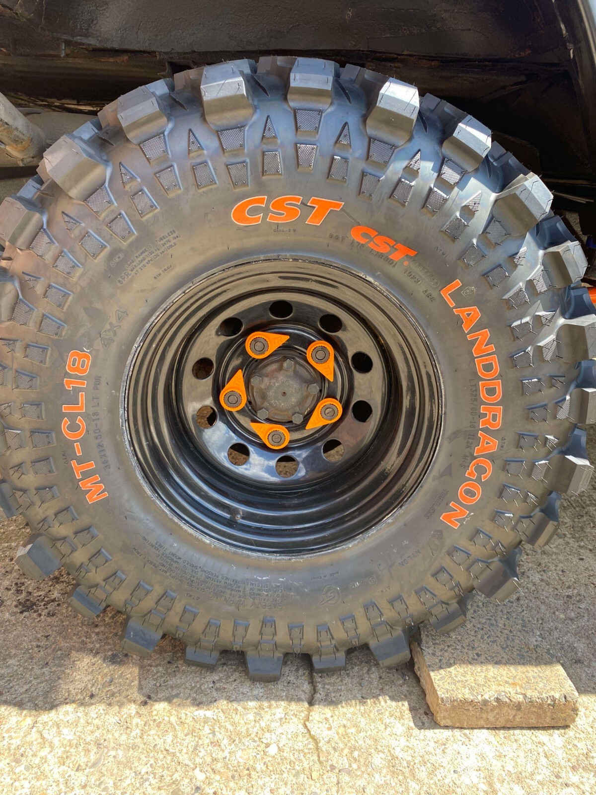 27MM X 25 UNIVERSAL ORANGE WHEEL NUT INDICATOR Land Rover ect | eBay UK