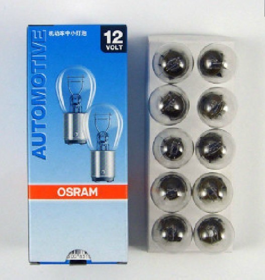 10pcs OSRAM Sylvania 7528 12V P21/5W BAY15d brake lamp Automotive Car ...