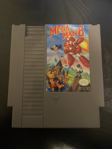 Mega Man 6 NES Authentic Tested Working Great Shape | eBay