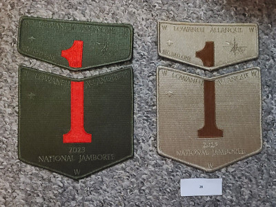 2023 National Jamboree Three Fires Lowaneu Allanque Lodge 41 Big Red ...