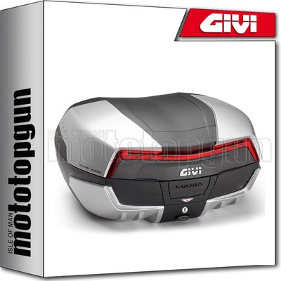 MONOKEY MAXIA 5 SILVER TOP CASE - 58 LT GIVI SYM MAXSYM TL 500 2024 24 ...