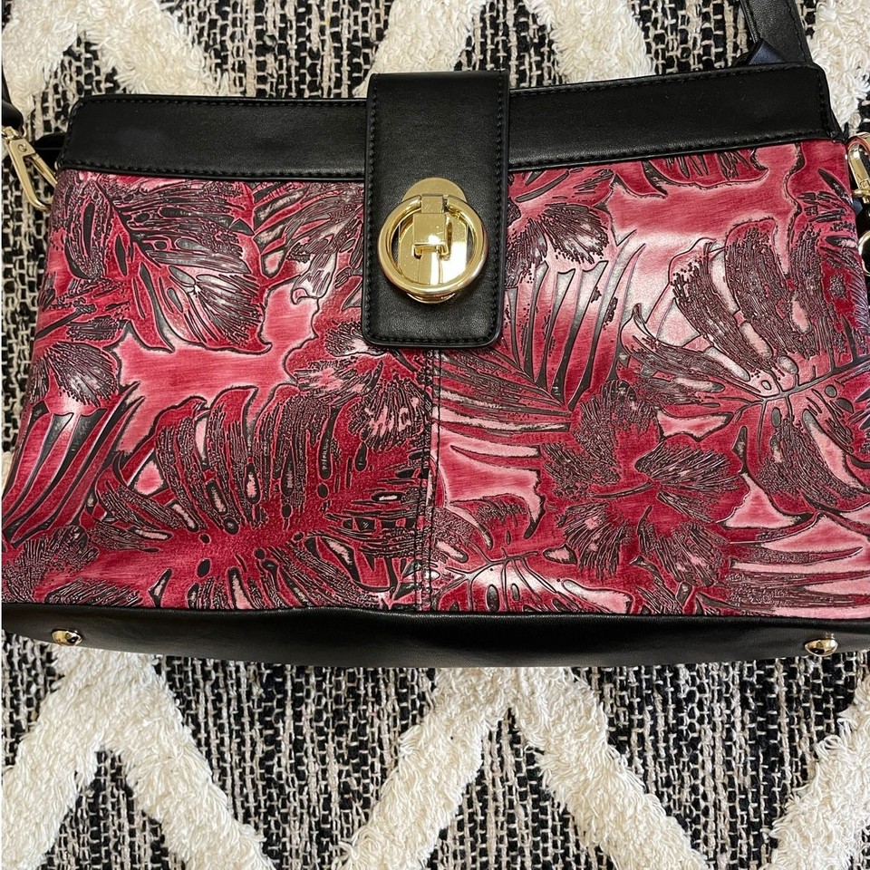 Vintage Red and Black Purse Grandma Purse Shoulder or Crossbody EUC | eBay