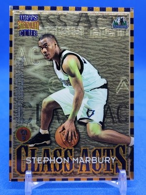 1996 Topps Stadium Club Class Acts Stephon Marbury Kenny Anderson #CA8 ...