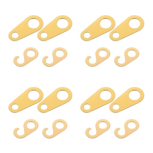 Set of 4 Mechanical Clock Chain Hook Swivel Hooks Grandfather Hanging ...