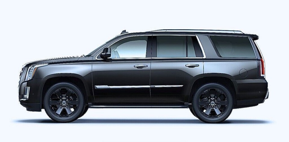 Black 22 Wheel Escalade Yukon Tahoe Suburban OEM Factory GM Spec 5662 ...