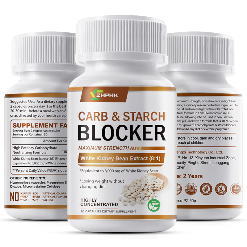 CARB & Starch Blocker Rapid Weight Loss Supplement Strong Reduce Belly ...