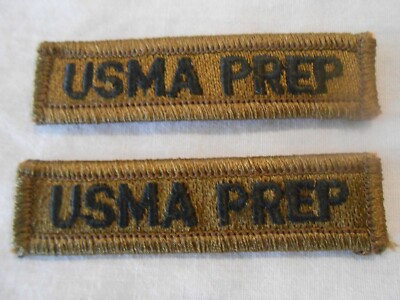 USMA "PREP" Patch Pair Easy iron & FREE shipping | eBay