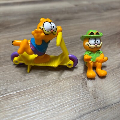 Two McDonald's KIDS MEAL TOY 1988 GARFIELD Scooter | eBay