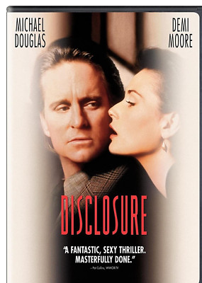 Disclosure DVD THE MOVIE 1994 Michael Douglas, Demi Moore, Donald ...