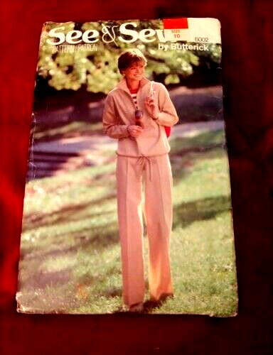 Vintage Casual Sportswear pattern 6002 See & Sew by Butterick Size 10 ...
