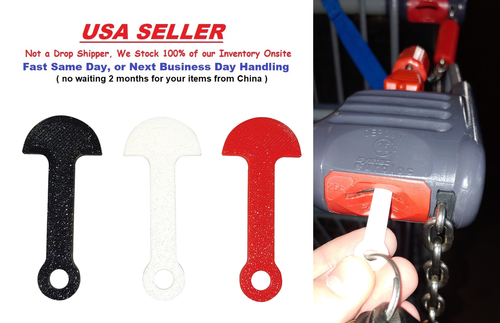 3 pc. Aldi Removable Shopping Cart Keys, Quarter, Coin, Key | eBay