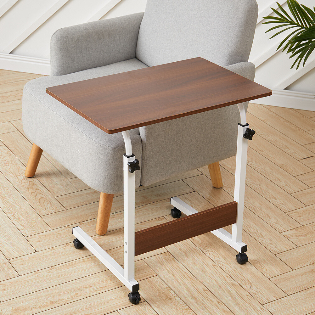 Adjustable Height Overbed Chair Dining Tray Table Mobility Aid ...