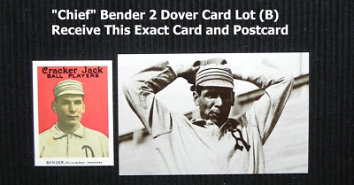Charles (Chief) Bender 2 Card Lot (B) _ Dover Reprint Card and Dover ...