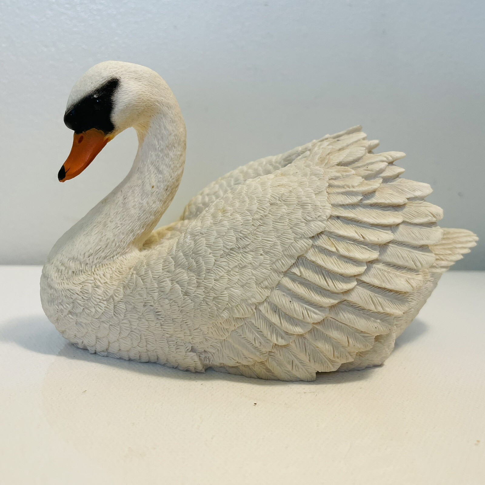 Vintage Castagna White Swan Figurine Made in Italy 1988 Cygnus Bird ...