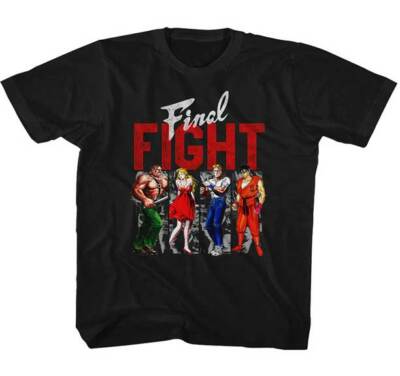 Pre-Sell Final Fight Video Game Licensed Youth T-Shirt | eBay