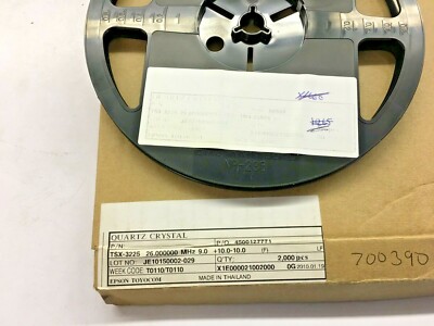 (193 PIECE LOT) TSX-3225 26.0000MF09Z-AC, EPSON, CRYSTAL 26.0000MHZ 9PF ...