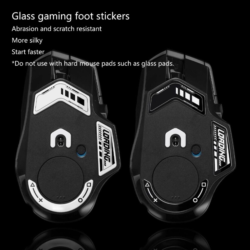Quality Tempered Glass Mouse Foot Stickers for G502X Mouse Feet ...