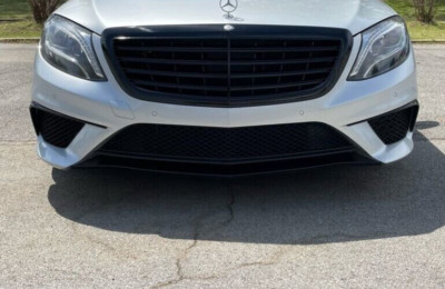 Mercedes-Benz OEM Front Bumper Gloss Black Trim W222 S63 S65 AMG Sedan ...
