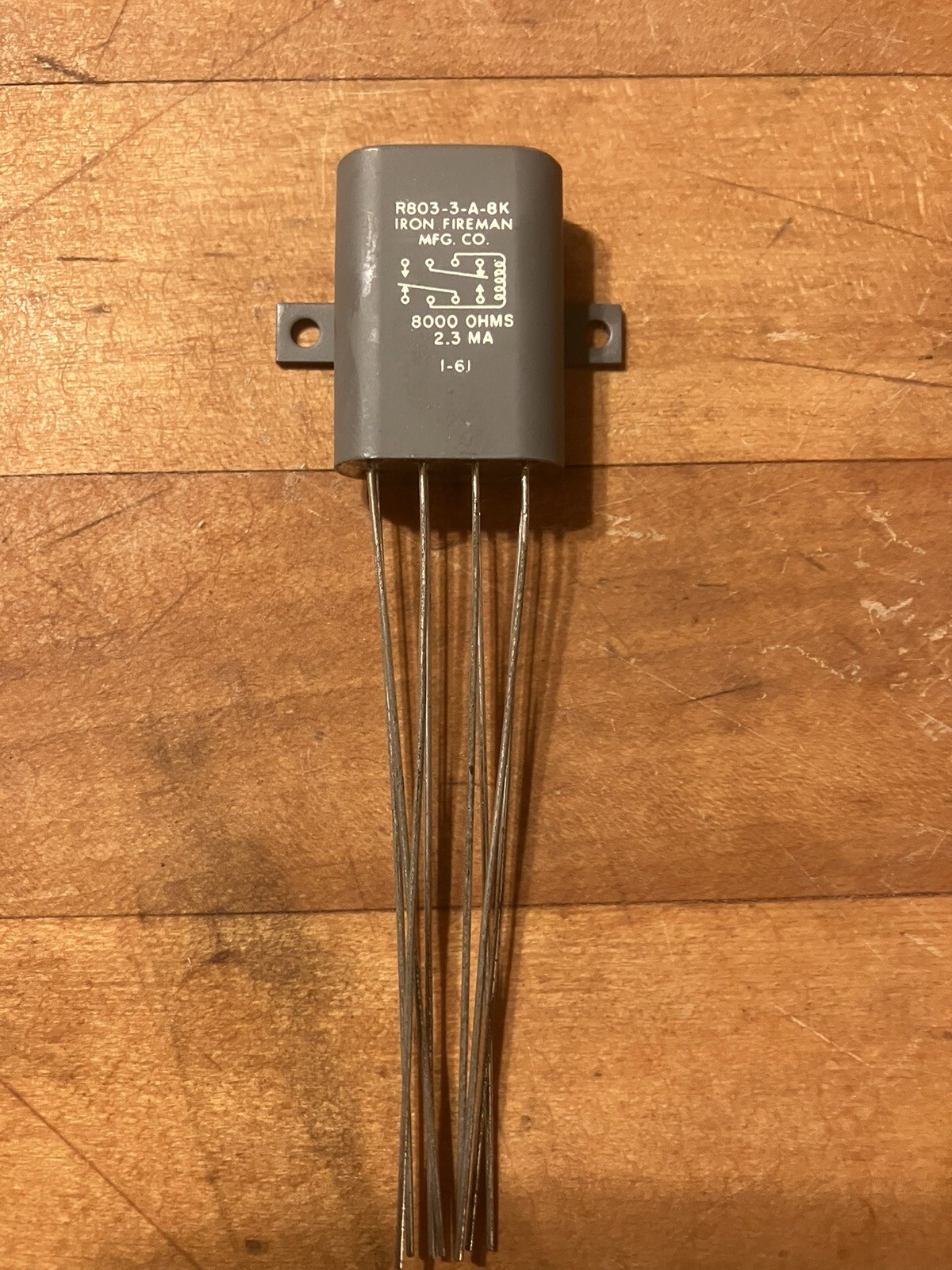 Iron Fireman NOS Relay R803-3-A-8K New 8000 Ohms 2.3 MA Aircraft ...