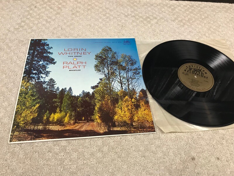 LORIN WHITNEY Pipe Organ RALPH PLATT Whistler LP CHRISTIAN FAITH ...