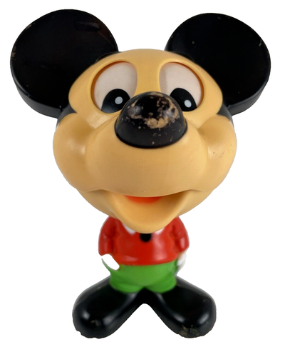 Mattel Disney Mickey Mouse Chatter Chums Pull String Talking Toy 1976 ...