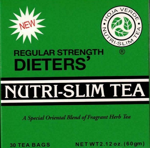 DIET TEA WEIGHT LOSS BY NUTRI-SLIM DIETERS HERBAL DRINK 30 TEA BAGS ...