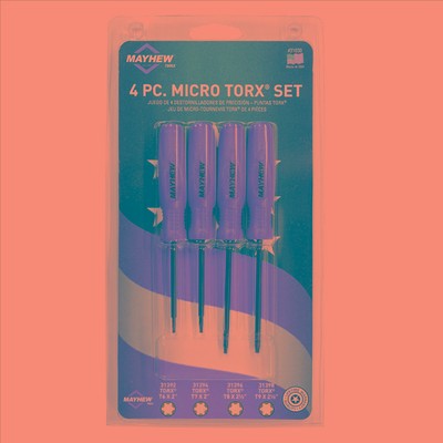 Mayhew 31030 4 Pc Micro Torx Screwdriver Set | eBay
