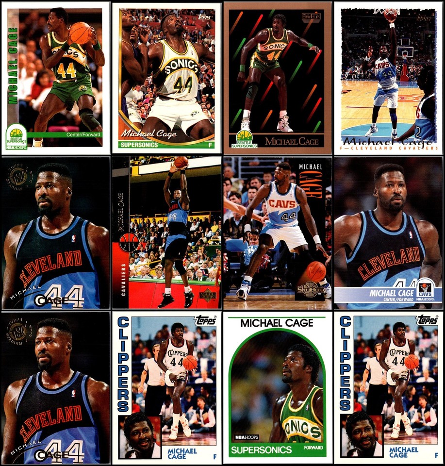Michael Cage (40) Card Lot - THE ULTIMATE COLLECTOR'S PRIZE – ONLY FOR ...