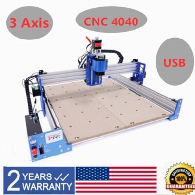 3 Axis CNC 4040 Router Engraver Wood Engraving Carving Cutting Milling ...