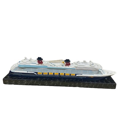 New Disney Cruise Line DCL Disney Wish Model Ship Collectible Inaugural ...