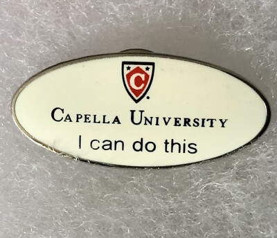 Capella University Lapel Pin I Can Do This Achievement College Pin | eBay