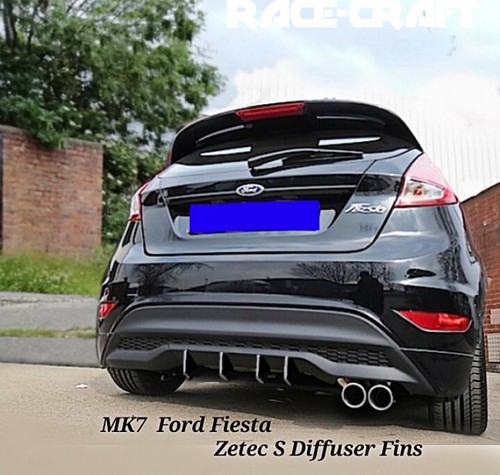 FIT'S FORD FIESTA ZETEC S MK7 DIFFUSER FINS, FORD FIESTA ZETEC S MK7 ...