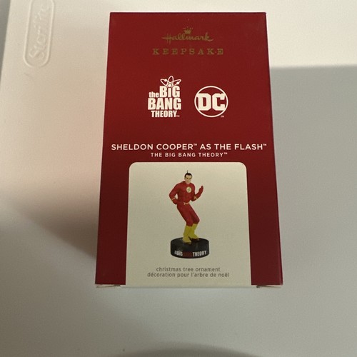 2021 Hallmark The Big Bang Theory DC Sheldon Cooper as The Flash New ...