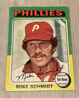 1975 Topps Mike Schmidt Philadelphia Phillies #70 - FREE SHIPPING ON ...