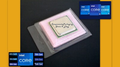 Intel Core i9-9900 i7-9700 CPU Packaging Case Clamshell - Lot of 10 25 ...