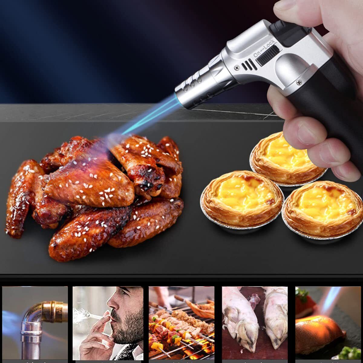 Refillable Butane Gas Micro Blow Torch Lighter Welding Soldering ...