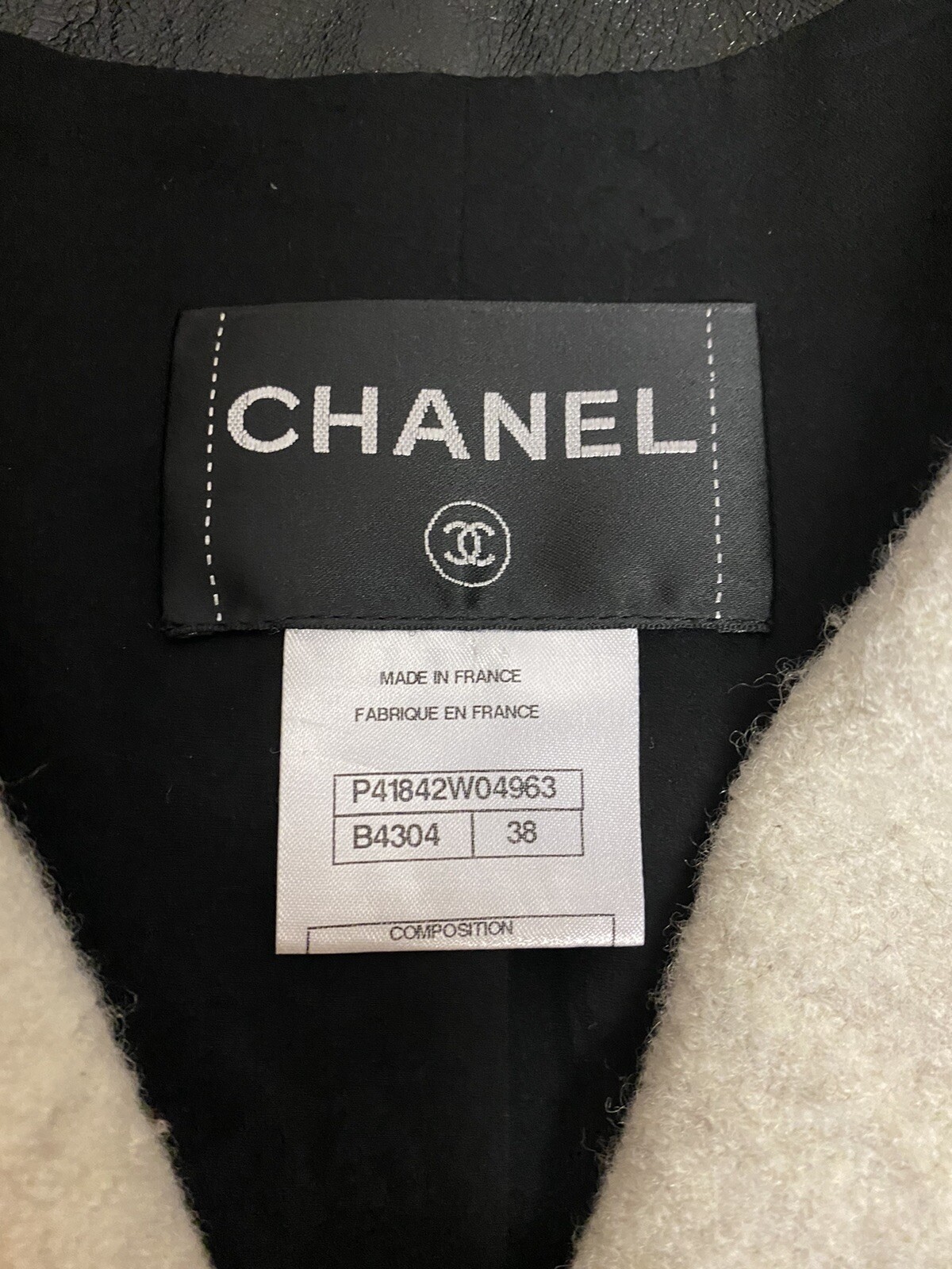CHANEL Black Leather Biker Jacket with Silk Lining an… - Gem