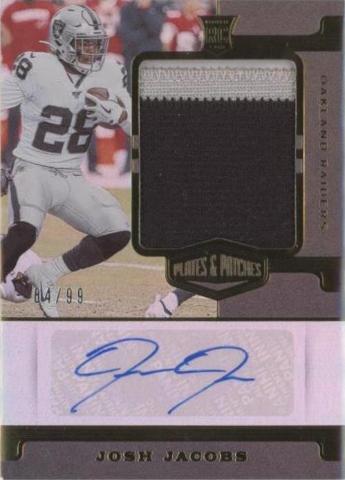 2019 Panini Plates & Patches Josh Jacobs #RPA-JJA for sale | eBay
