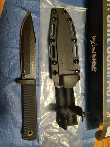 Cold Steel SRK-C - Survival Tactical Knife - 5'' SK5 Black - NEW - OPEN ...
