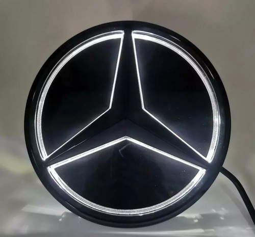 Car Front Grille LED Emblem Light for Mercedes Benz Illuminated Logo ...