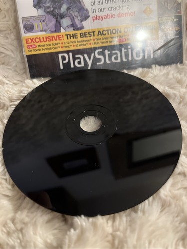 RARE OFFICIAL UK PLAYSTATION MAGAZINE SONY PS1 METAL GEAR SOLID MGS ...