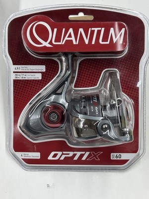 Quantum OP60D Optix Spinning Reel 4 Ball Bearing Size 60 250yd 17lb ...