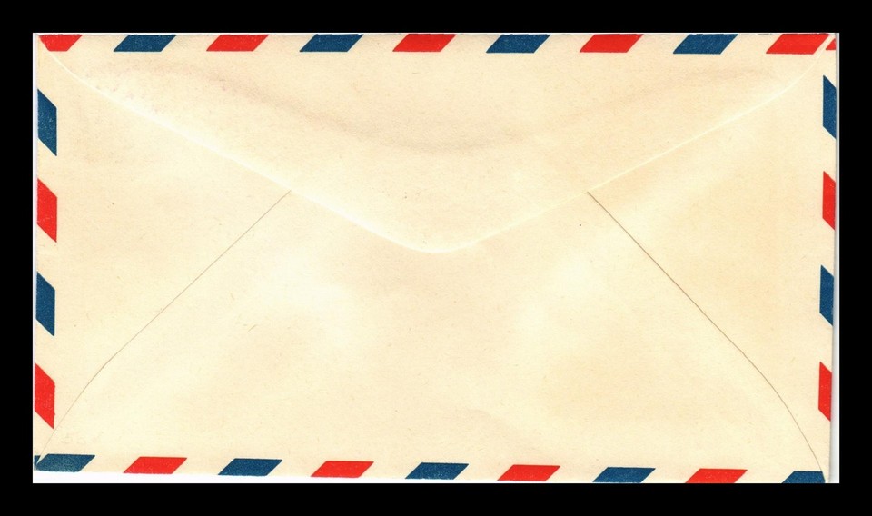 US COVER AIR MAIL 7C POSTAL STATIONERY FDC VELVATONE CACHET ASDA STAMP ...