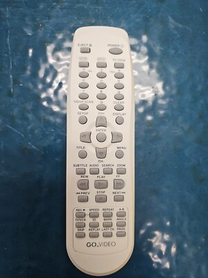 Go Video VCR DVD Player Remote Control, Gray VR-FA2 97P04858 - OEM ...