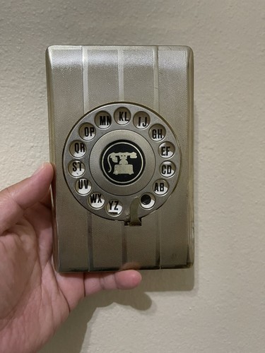 VTG Desktop Telephone Directory Rotary Phone Front Made In Hong Kong | eBay