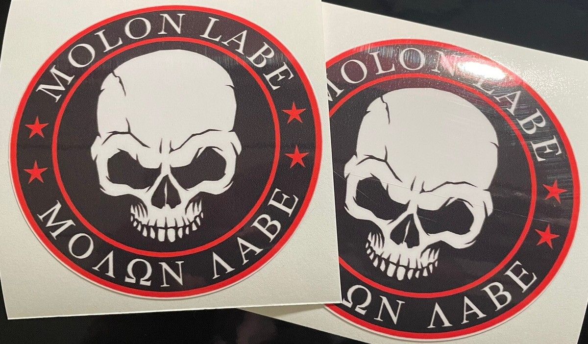 Molon Labe Window Sticker
